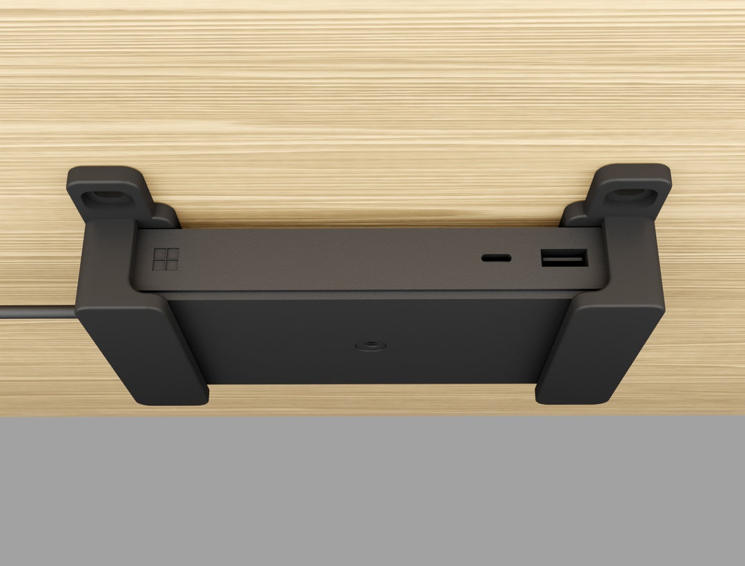 Microsoft Surface Thunderbolt 4 Dock Under-desk Mounting Brackets - Etsy