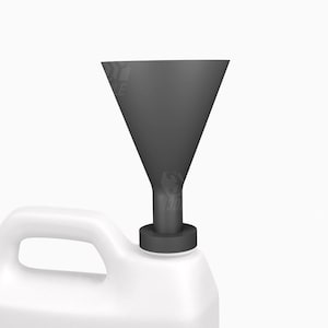 Vented Funnel With Screw Cap 3D Printed Funnel Cap - Etsy