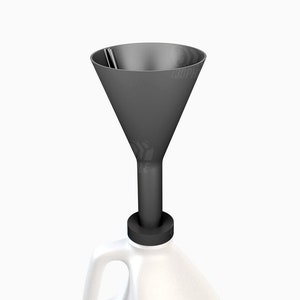 Vented Funnel With Screw Cap 3D Printed Funnel Cap - Etsy