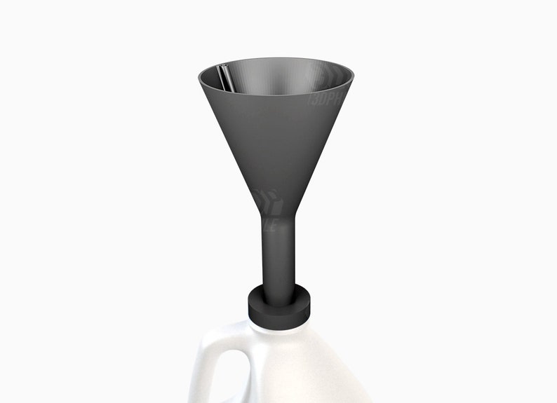 Vented Funnel With Screw Cap 3D Printed Funnel Cap - Etsy