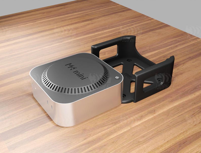Apple Mac Mini M4 (2024) Mount Mac Mini Under-desk Wall Mount - Etsy
