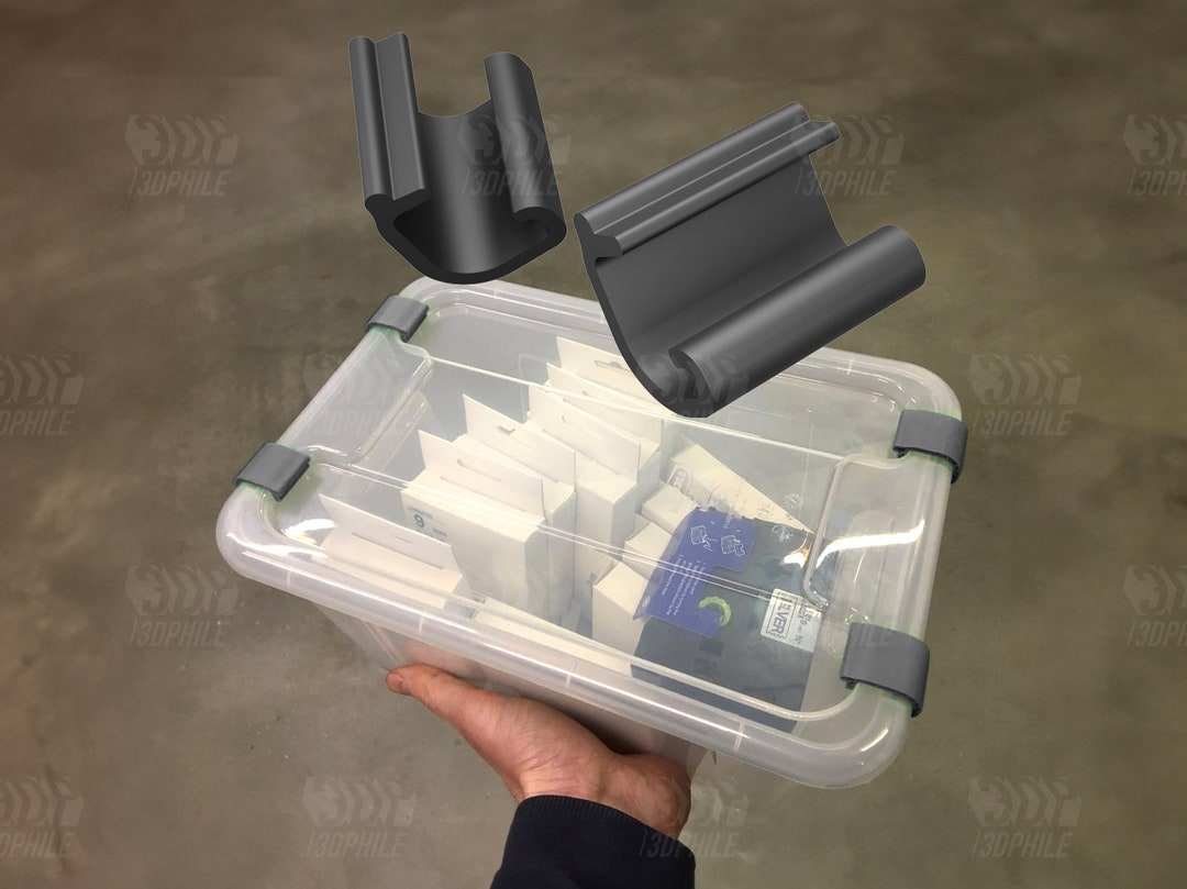 Ikea Samla Container Clip Holder Plastic Box Lock Lid Holder Fastener ...