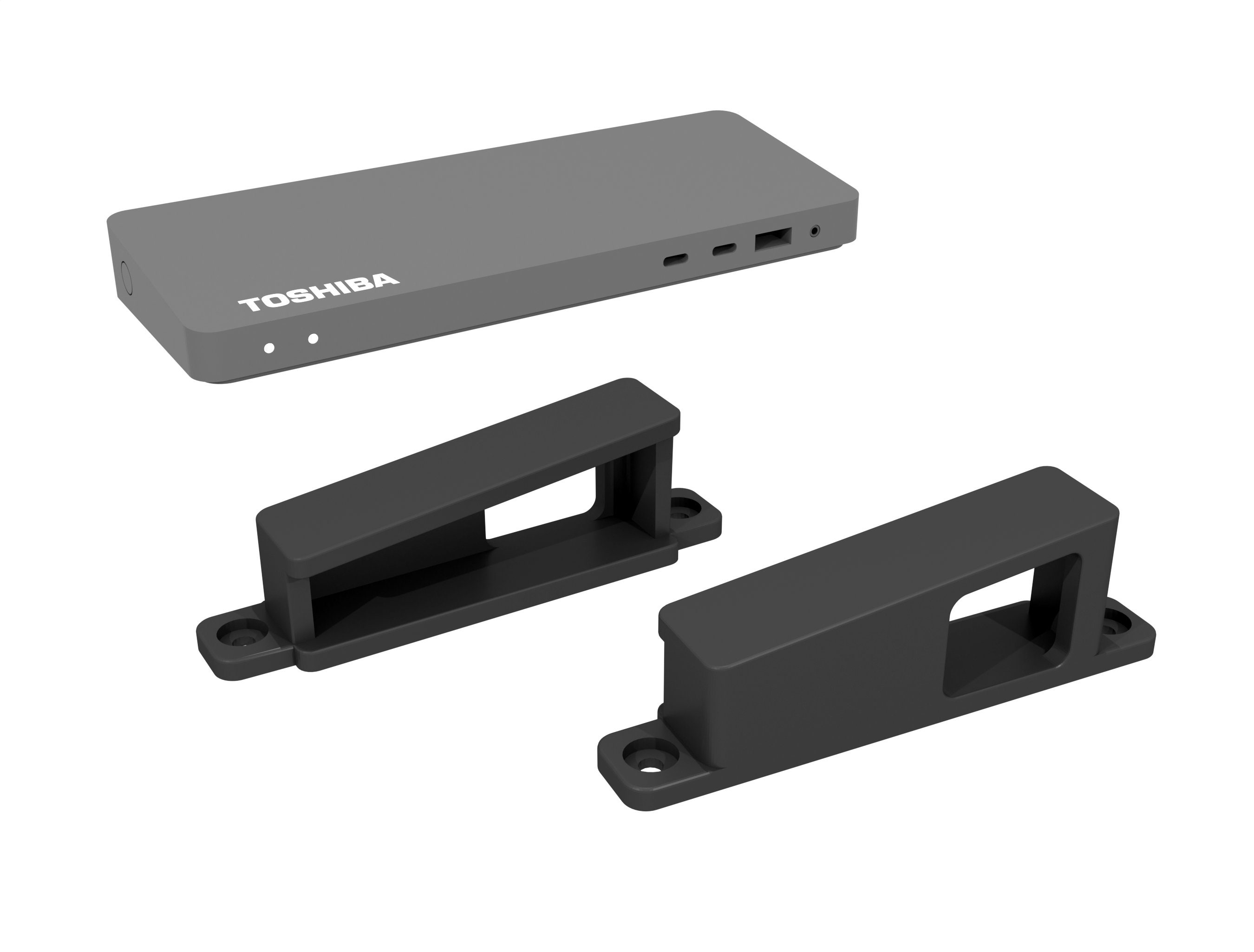 Toshiba Thunderbolt 3 Dock Under-desk Mounting Brackets - Etsy Australia