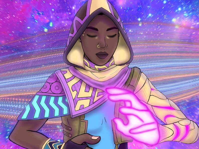 Astra Valorant Poster, Desktop Wallpaper - 17x11 / 24x18 / 36x24 - Etsy