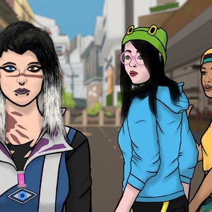 Killjoy, Raze and Fade Valorant Poster, Desktop Wallpaper 17x11 / 24x18 ...