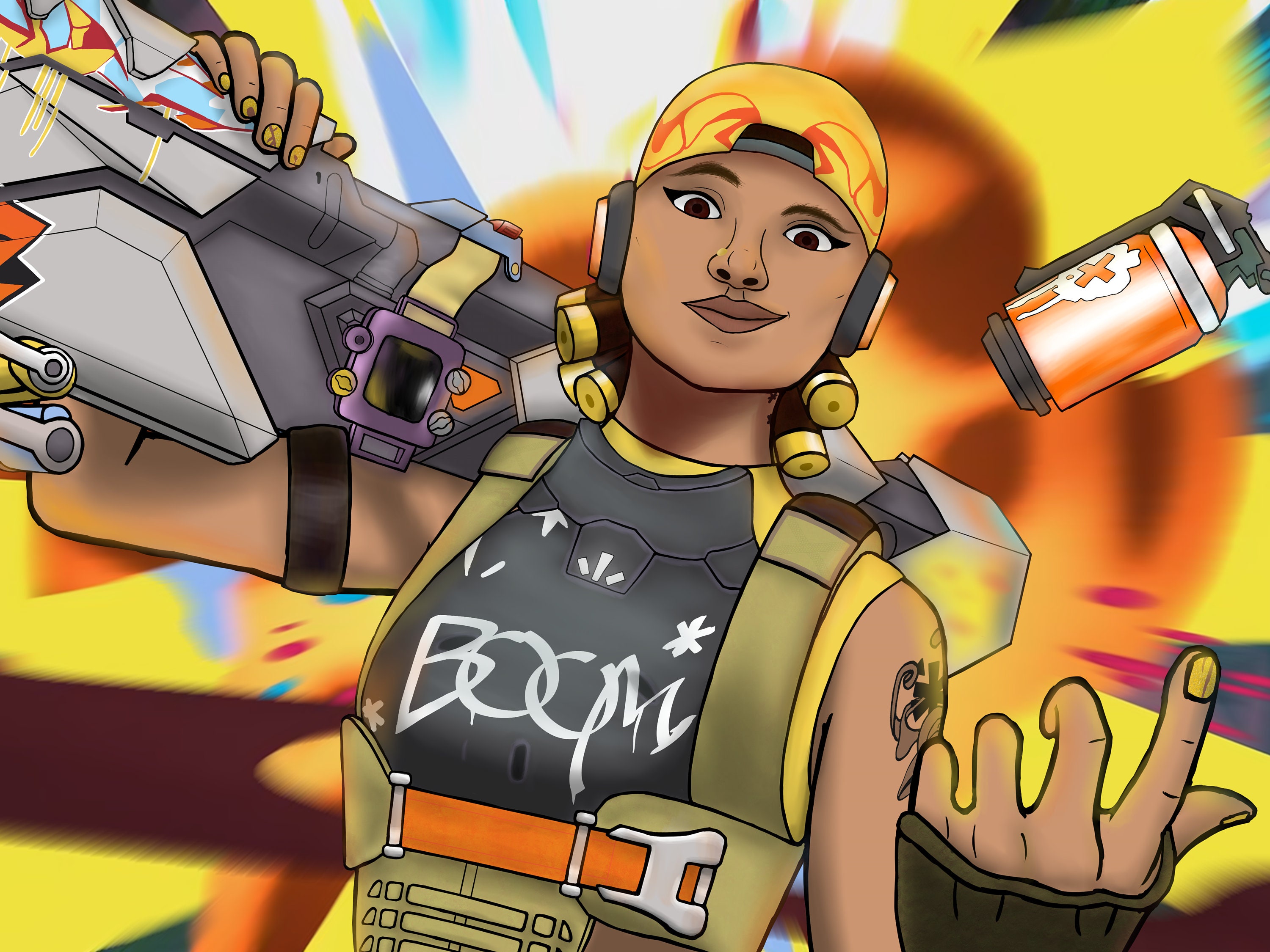 Raze Valorant Poster, Desktop Wallpaper - 17x11 / 24x18 / 36x24 - Etsy