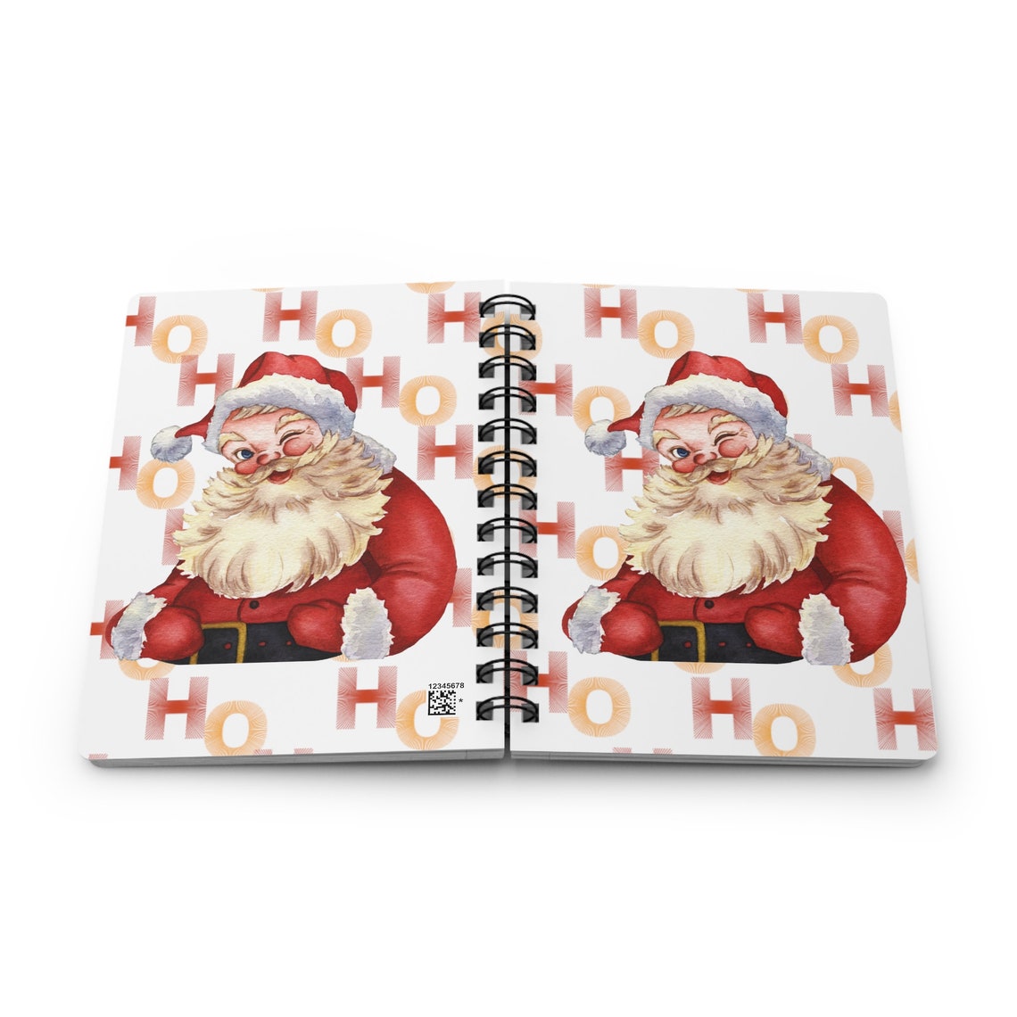 Santa Claus Christmas Planner and Journal, Gratitude Journal, Stocking ...