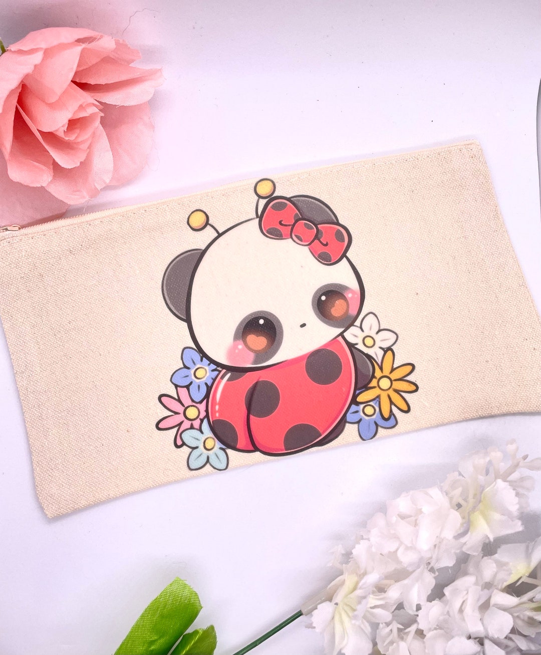Kawaii Cute Custom Pouch | Kawaii Pouch | Cute Pouch | Custom Pouch - Etsy
