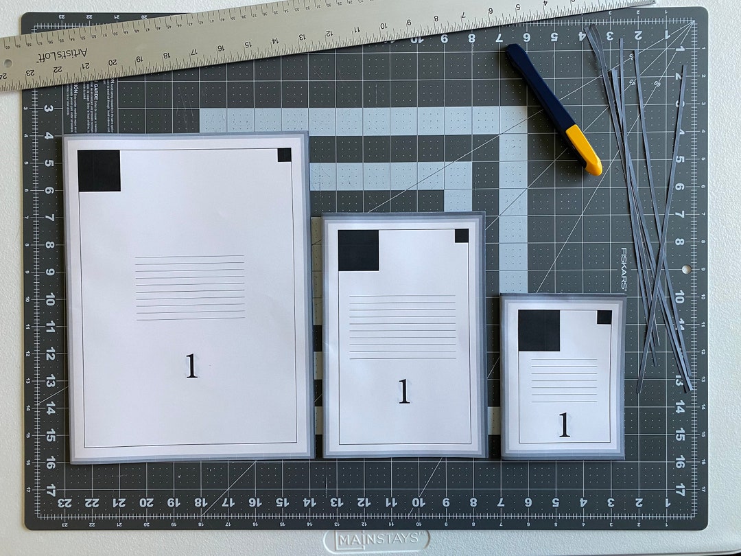 Indesign Templates for Printing Folio, Quarto and Octavo Signatures - Etsy