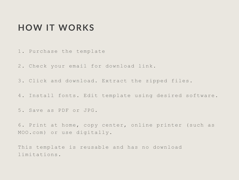 Editable Certificate of Authenticity Template: Neutral Art COA (digital ...