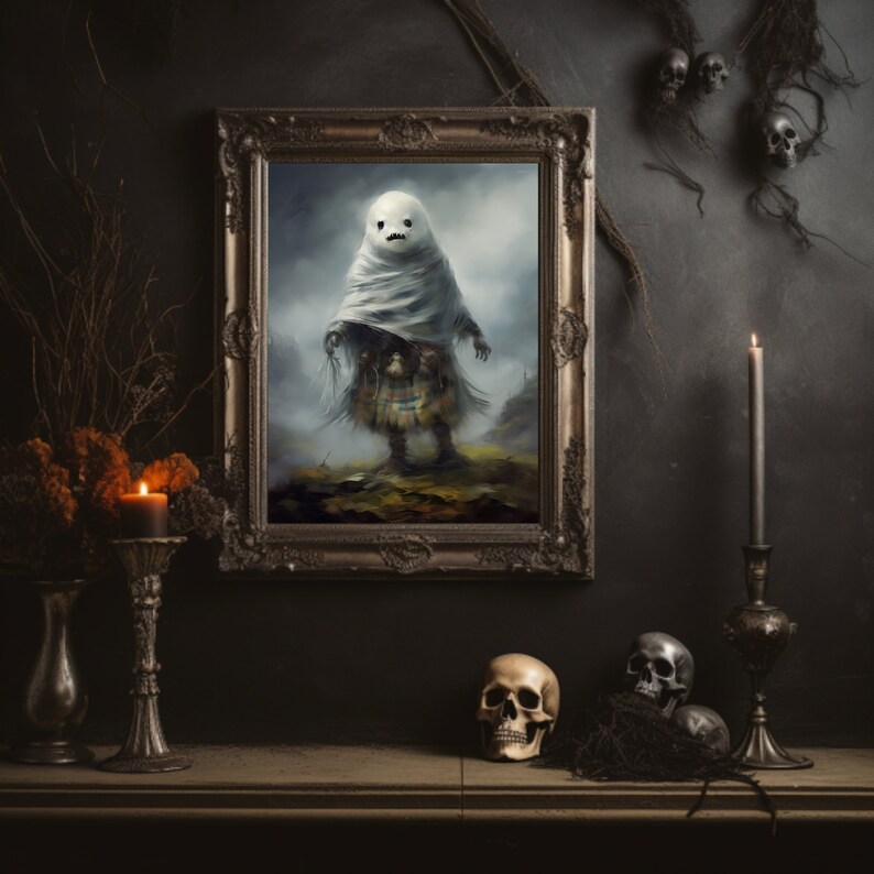 The Scottish Highlander Ghost Poster / Highland Wraith / Ghosts in ...