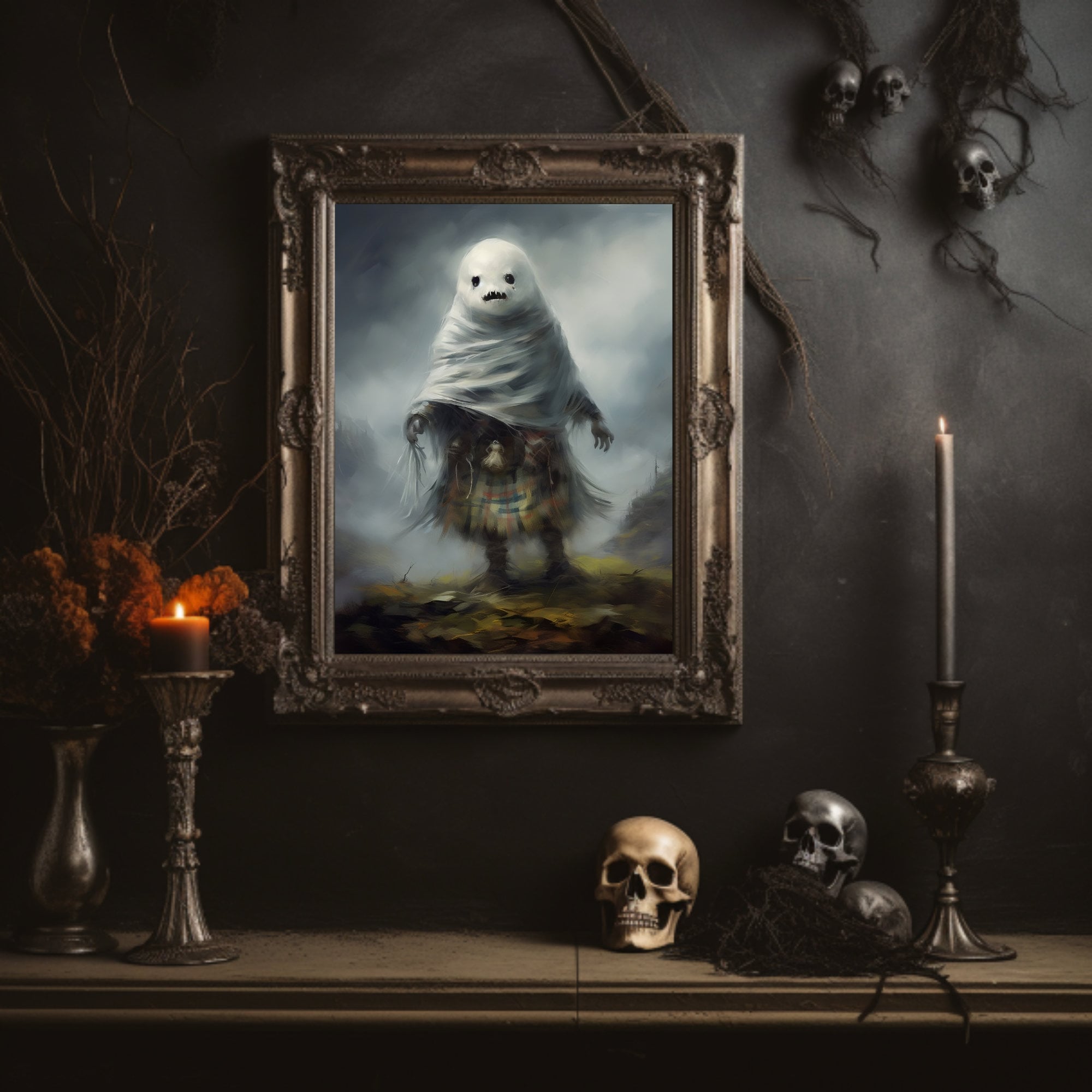 The Scottish Highlander Ghost Poster / Highland Wraith / Ghosts in ...