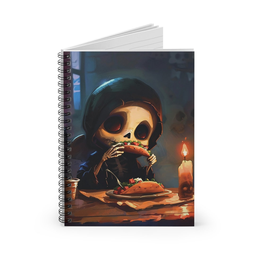 I Love Taco Tuesdays Grim Reaper Journal/lady Grimm Storyteller ...