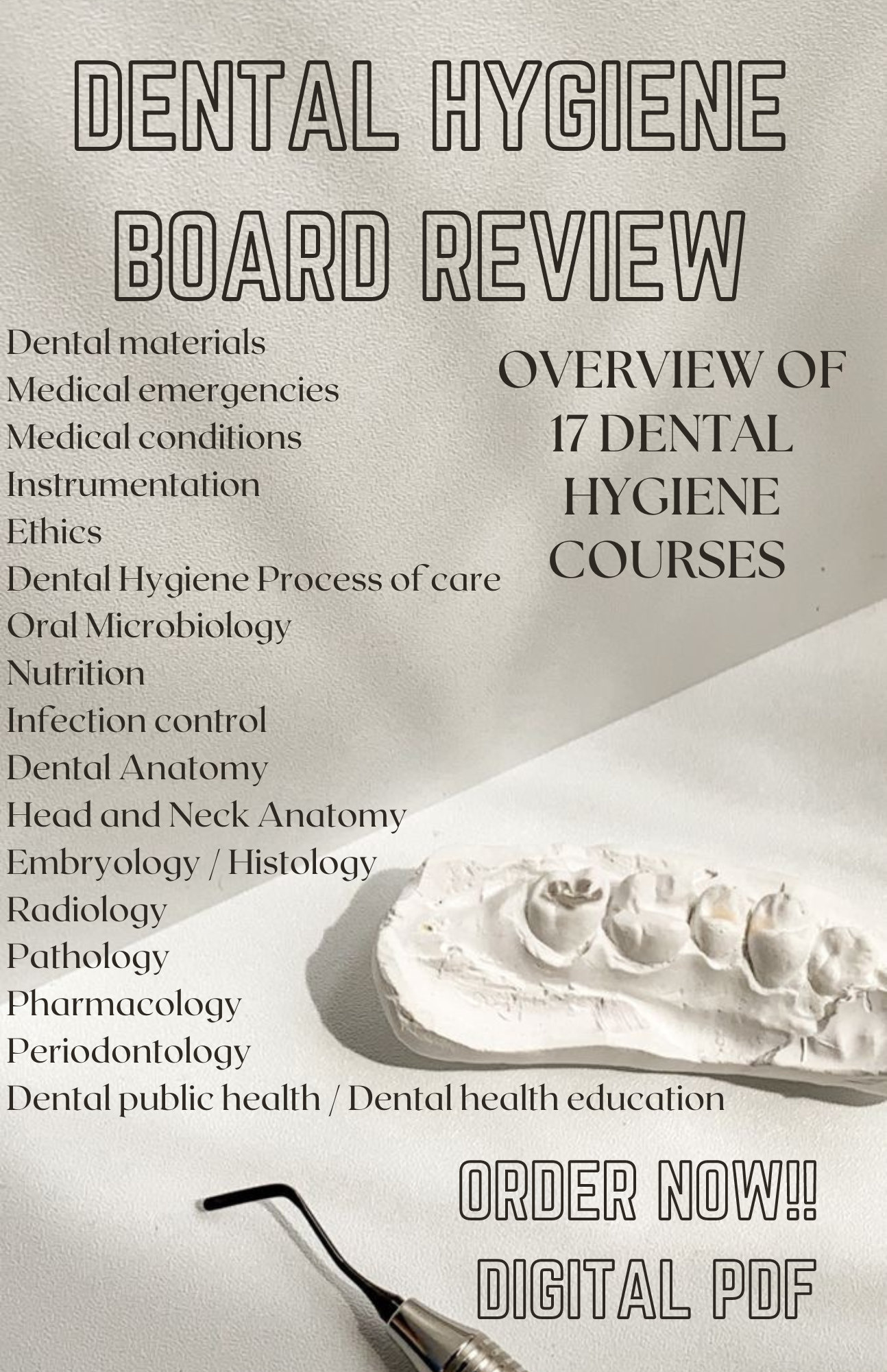 Dental Hygiene Program Overview - Etsy