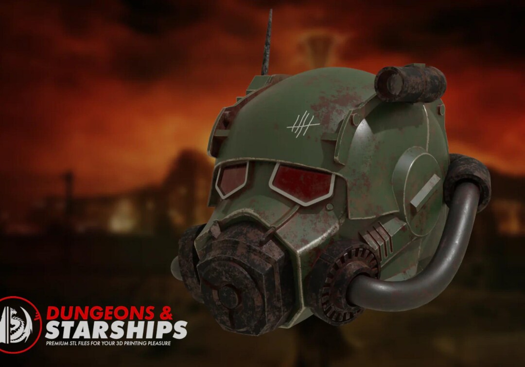 NCR Ranger Power Armour Helmet Raw DIY Kit - Variations - Etsy