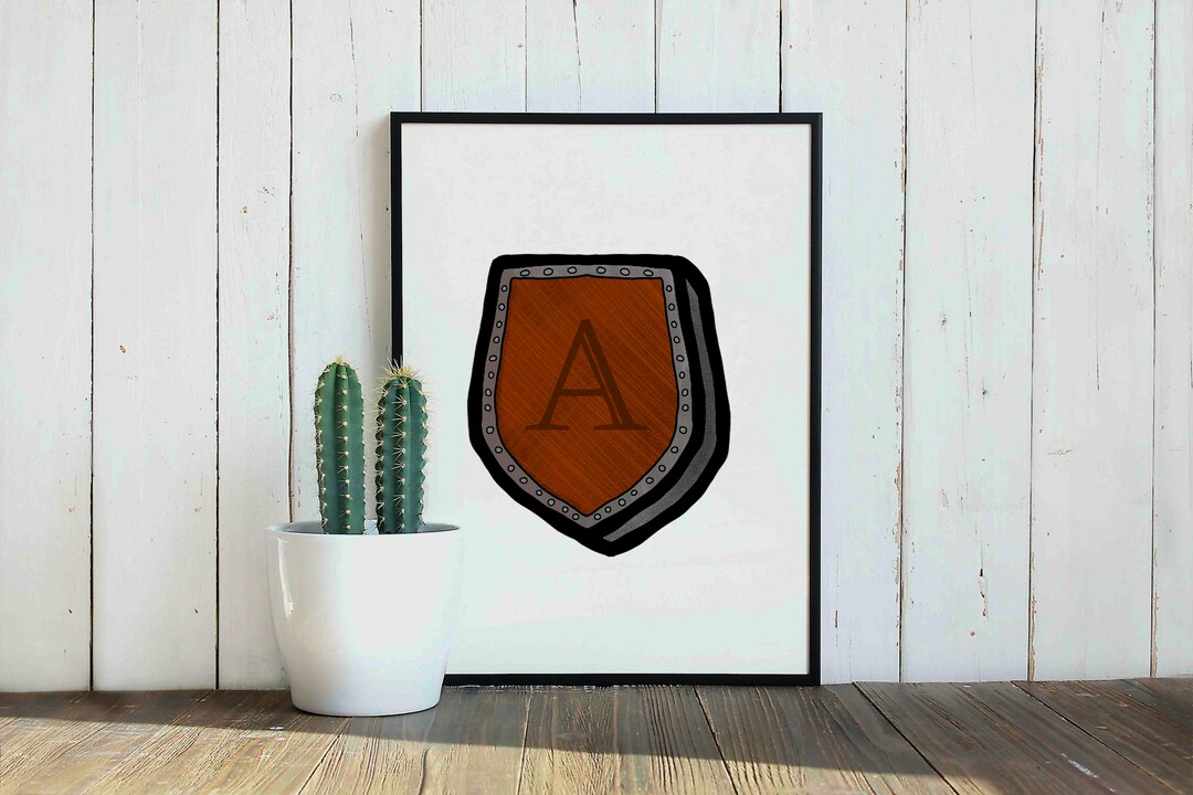 Alphabet (A-Z) | Bundle | Heraldic Shield | Transparent PNG ...