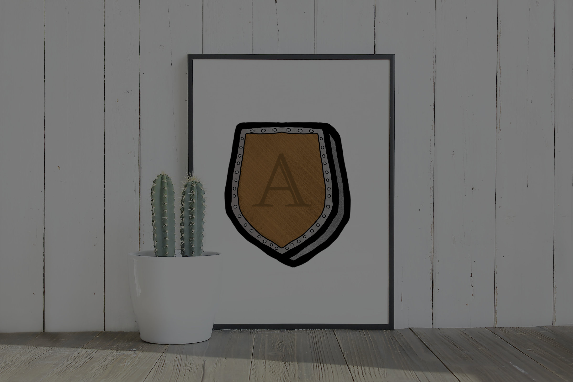 Alphabet (A-Z) | Bundle | Heraldic Shield | Transparent PNG ...
