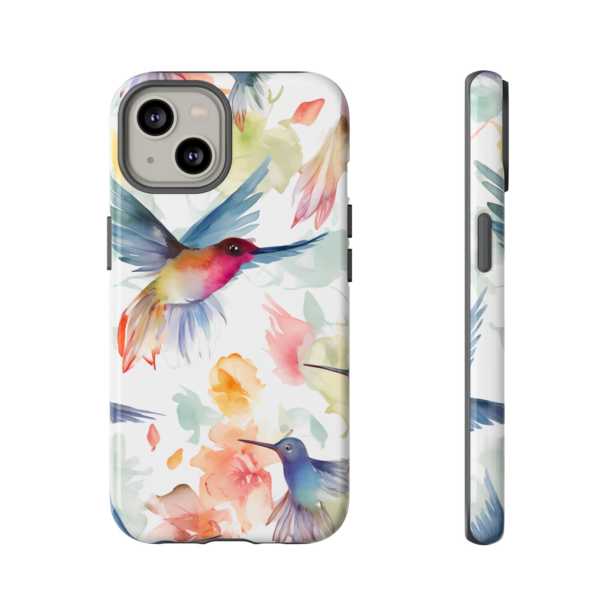 Hummingbird Phone Case Watercolor Phone Case Hummingbird Watercolor ...