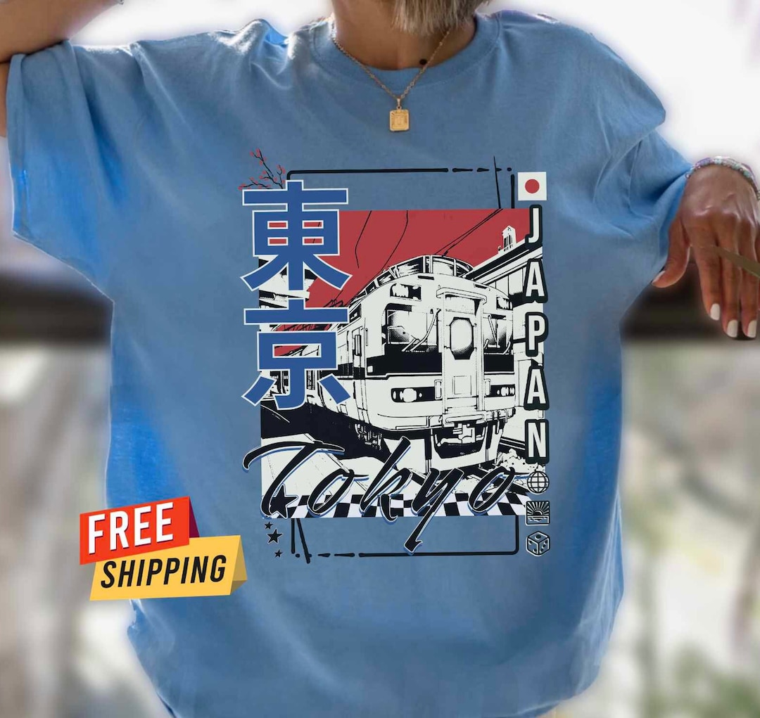 Tokyo Shirt Kanji Shirt Japan Travel Shirt Japanese Streetwear T-shirt ...