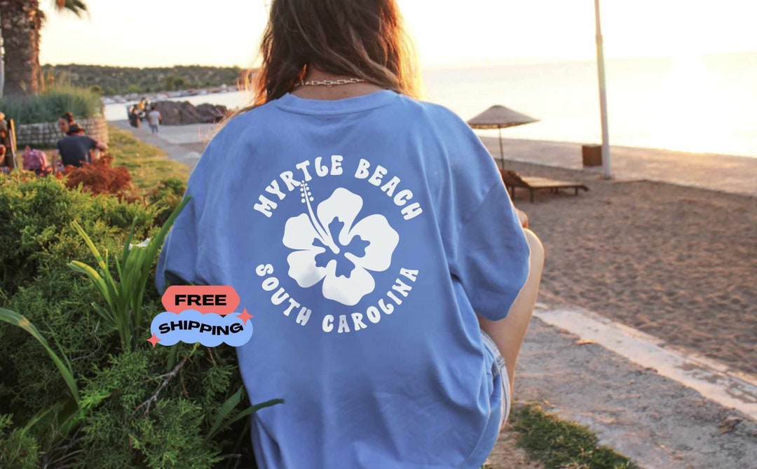 Myrtle Beach Shirt South Carolina Summer Vacation Beach Tshirt ...