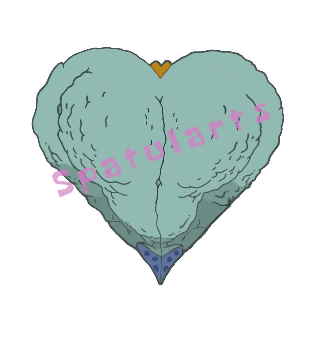 Thicc Squidward Meme Sticker - Etsy
