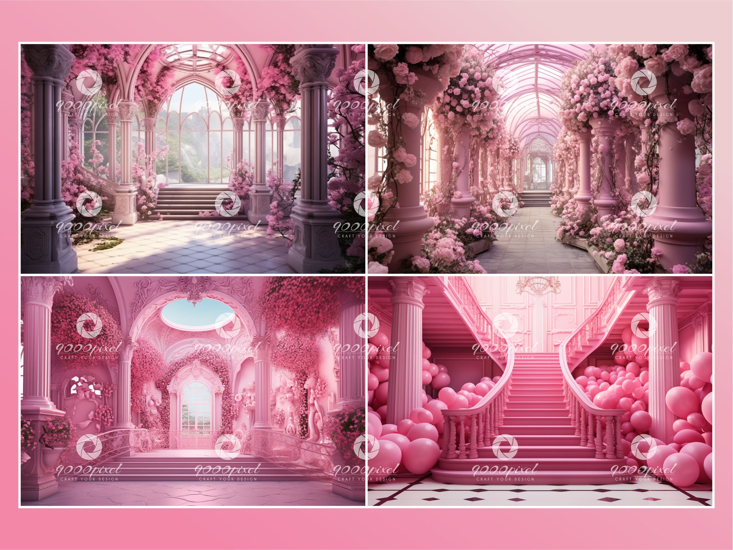 30 Photo Backdrop Set, Barbies Dream World Backgrounds - Etsy