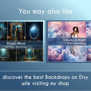 32 Photo Backdrop Set, Magic Starry Ceiling, Digital Background Fine ...