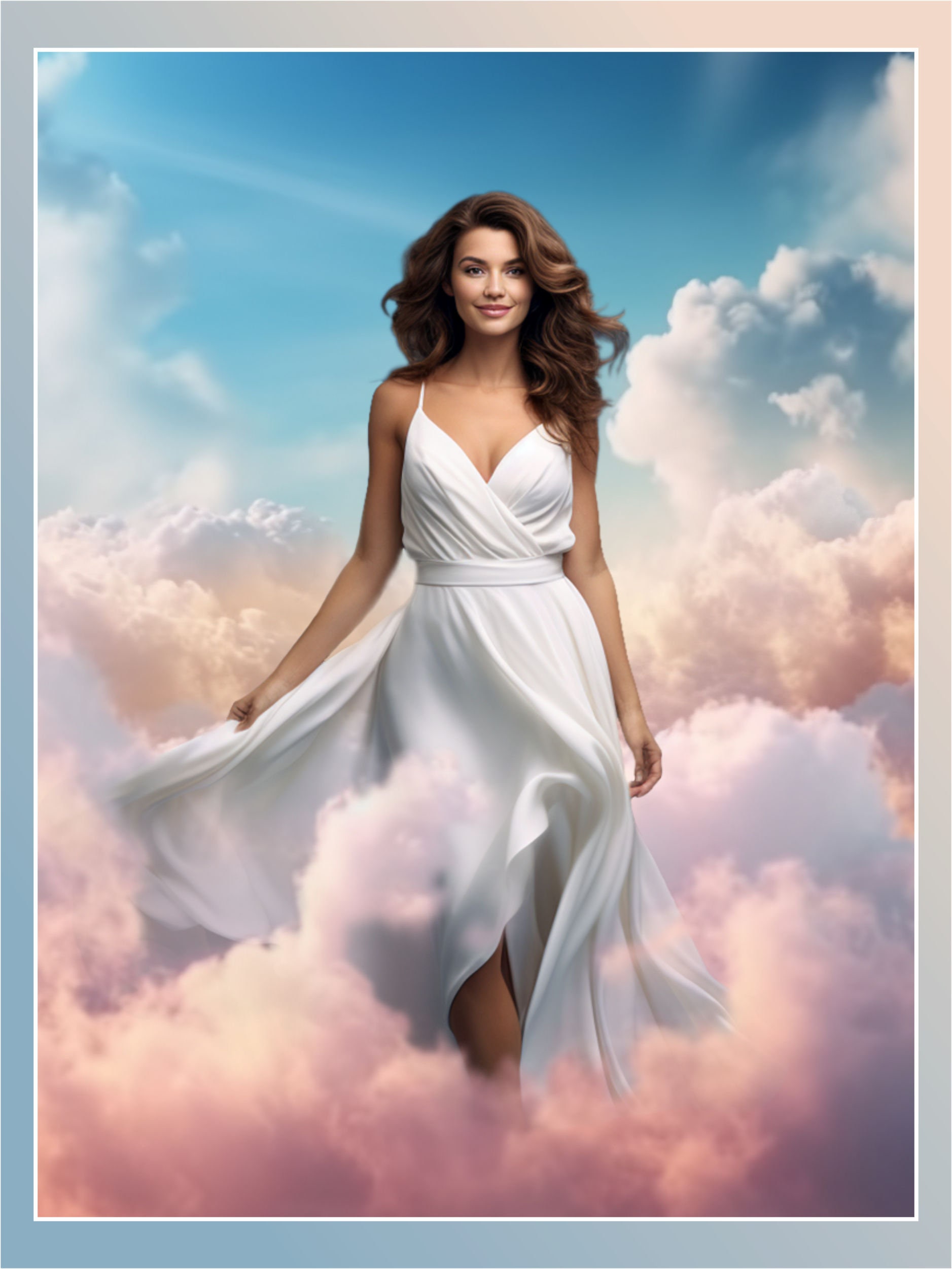 20 Photo Backdrop Set, Realistic Clouds Digital Background Fine Art ...