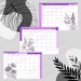 Digital 2024 Calendar, Printable Calendar, Birth Flower, Organisation ...