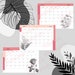 Digital 2024 Calendar, Printable Calendar, Birth Flower Calendar ...