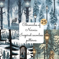 The Chronicles of Narnia | WATERCOLOR Clipart | Digital Print Art With ...