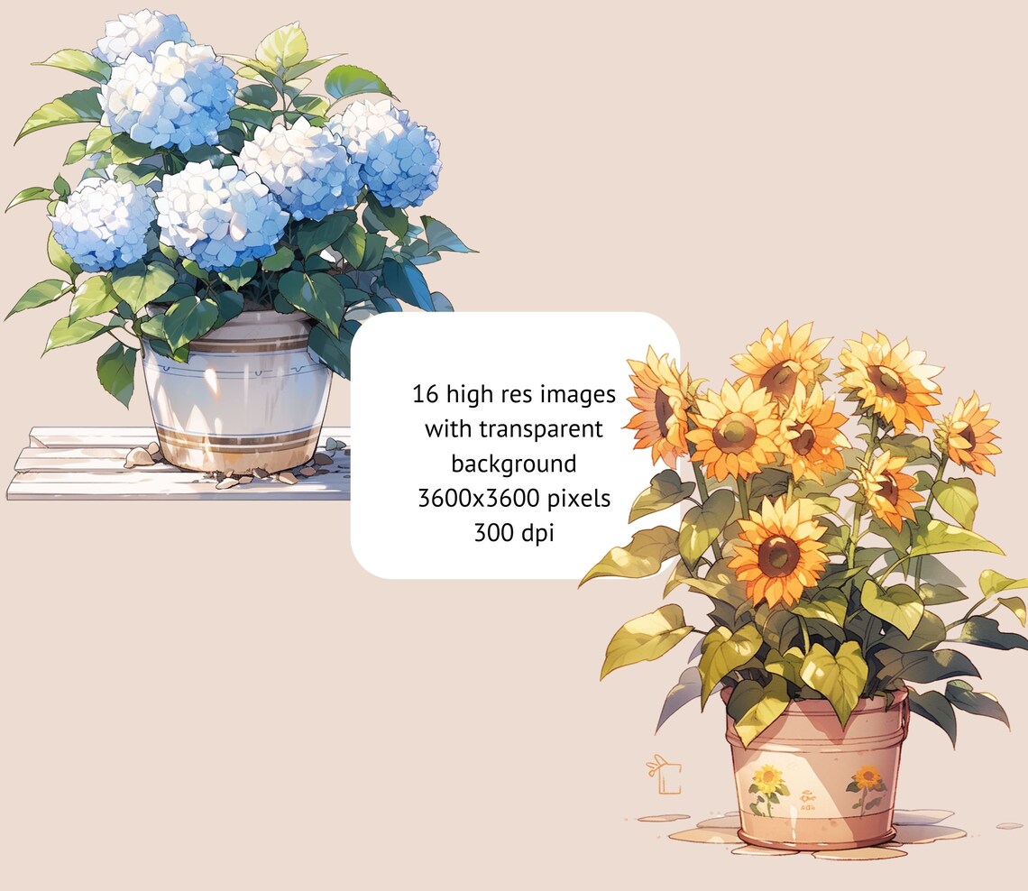 16 Potted Plants Clipart Plant Pot Clip Art House Plant Floral ...