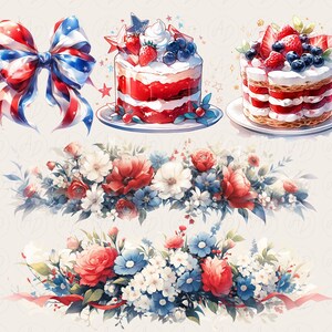 4th of July Clipart USA Independence Day Clip Art American Holiday PNG ...