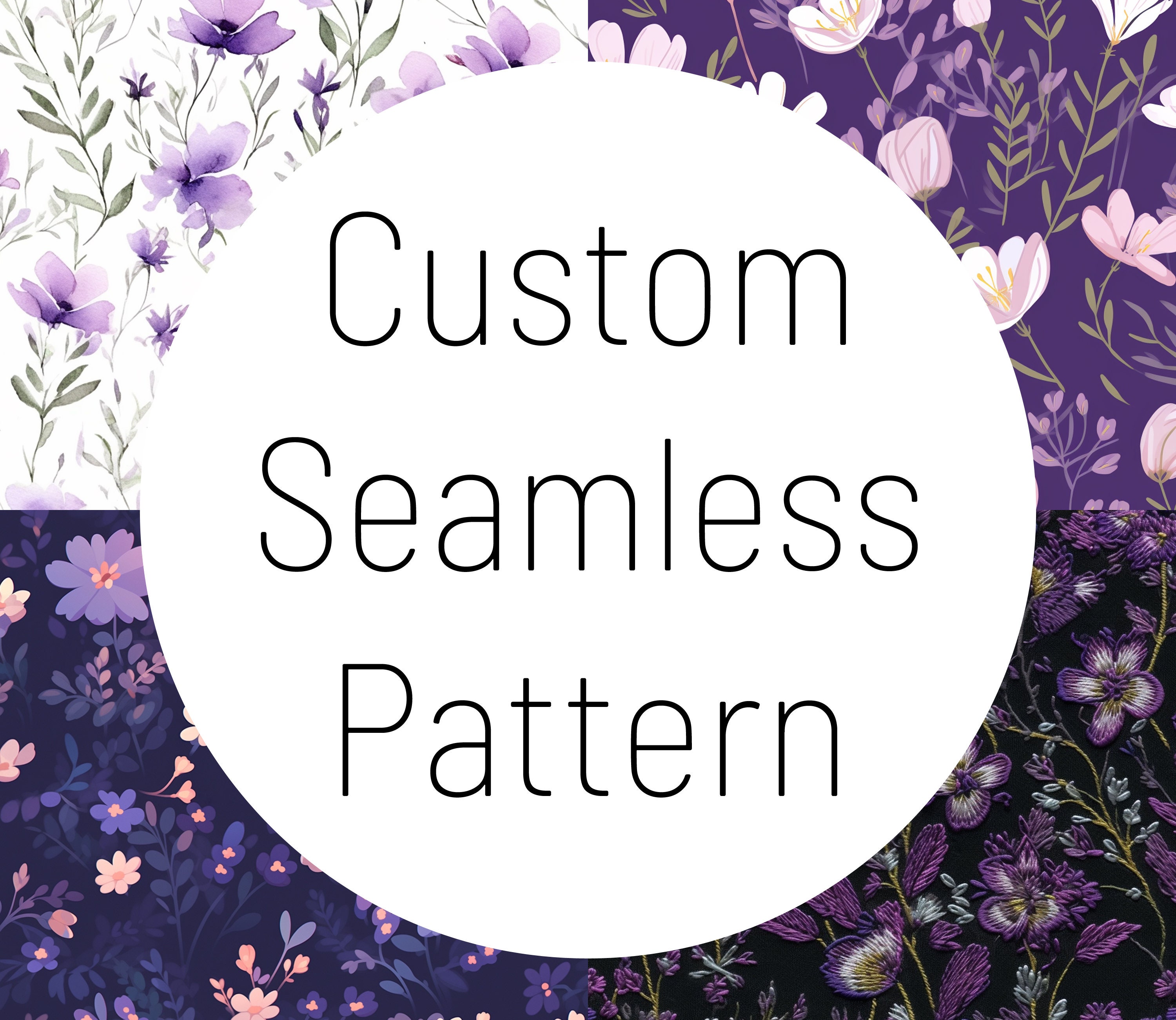 Custom Seamless Pattern Custom Pattern Repeating Pattern Fabric File ...