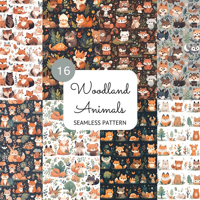 Woodland Paper - Etsy