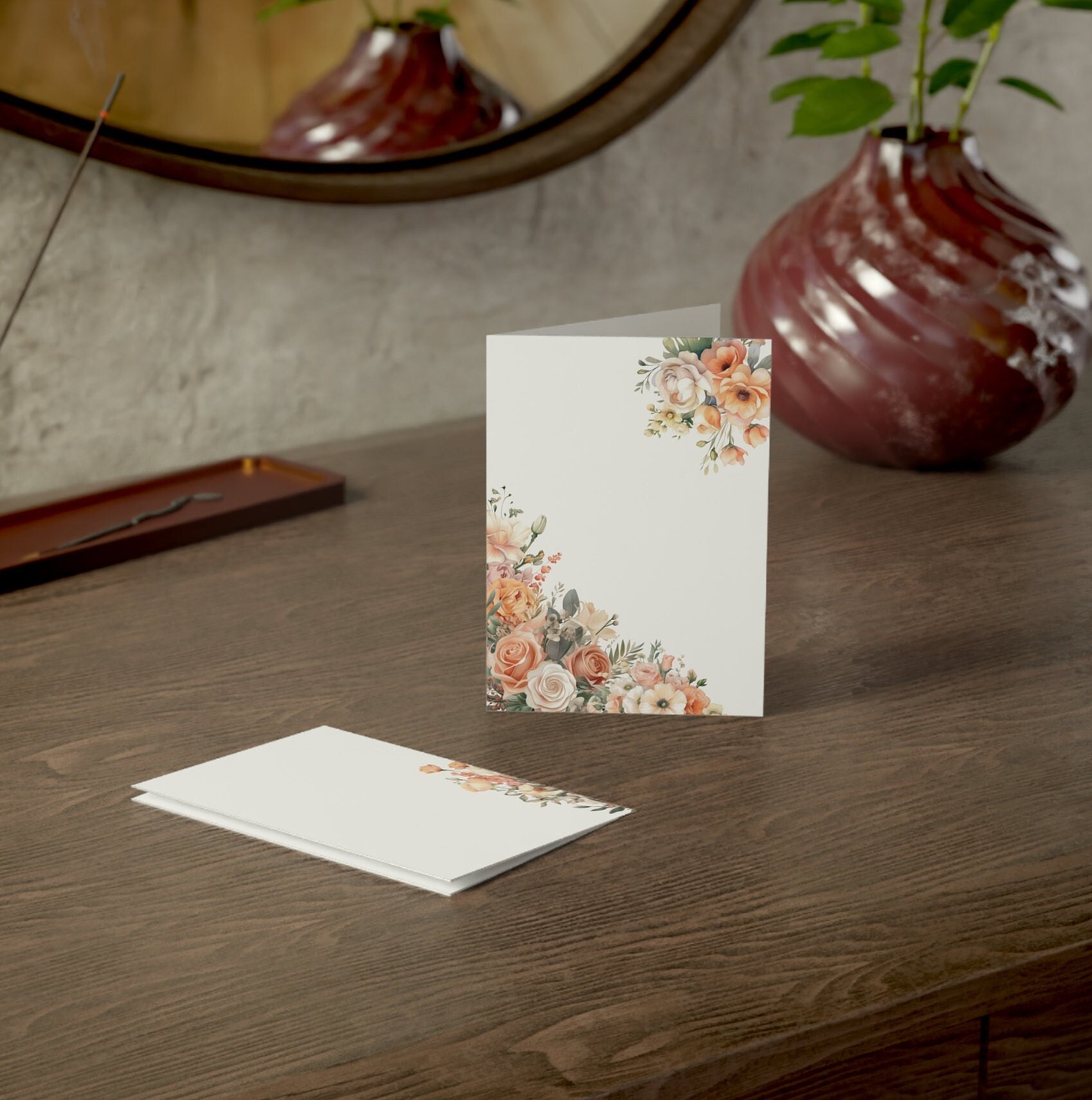 Peach Floral Clipart Bundle Watercolor Blush Flowers Summer - Etsy