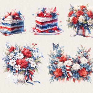 4th of July Clipart USA Independence Day Clip Art American Holiday PNG ...