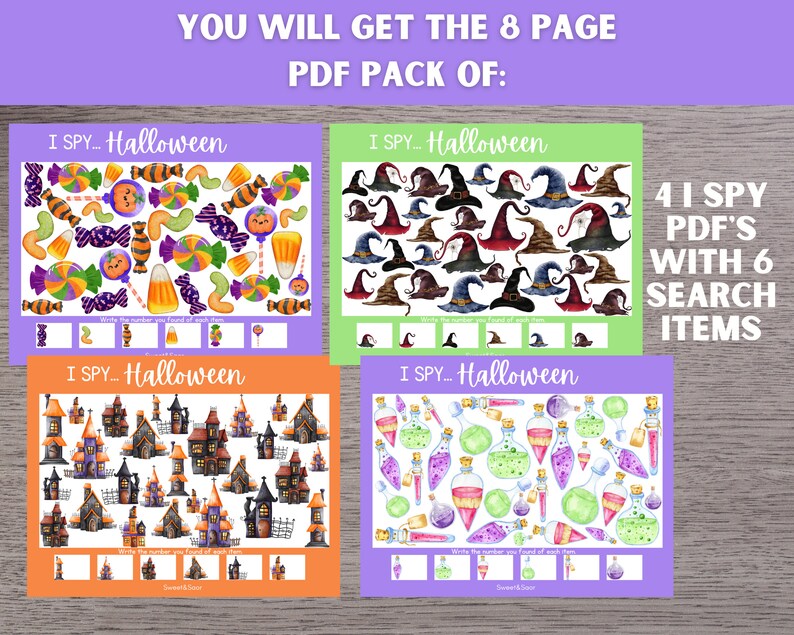 Halloween I Spy, Preschool Printable, Preschool Game, Halloween ...