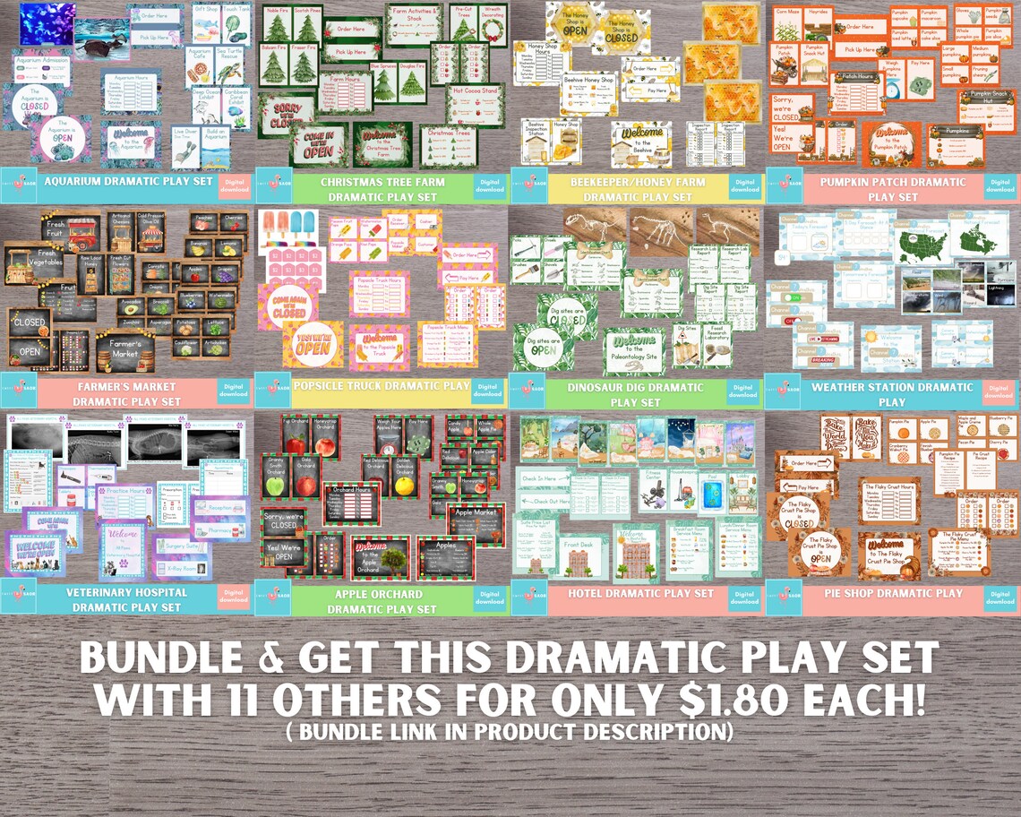 Aquarium Dramatic Play, Pretend Play Printable, Classroom Dramatic Play ...