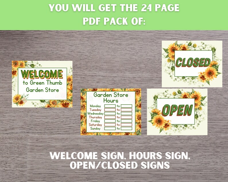 Gardening Dramatic Play, Garden Shop Pretend Play Printable, Classroom ...