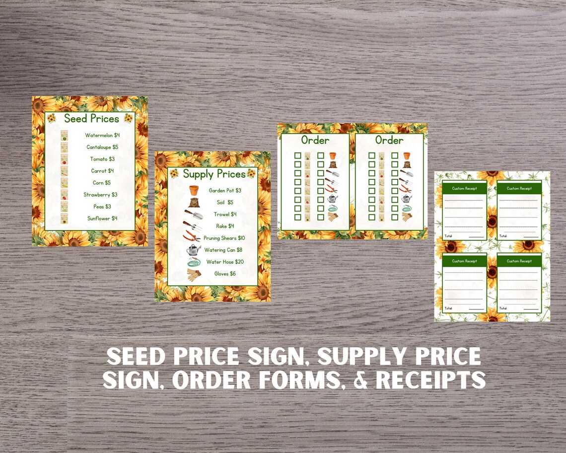 Gardening Dramatic Play, Garden Shop Pretend Play Printable, Classroom ...