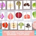 Nature Symmetry Matching Cards: Flower, Fruit, Vegetable (digital ...