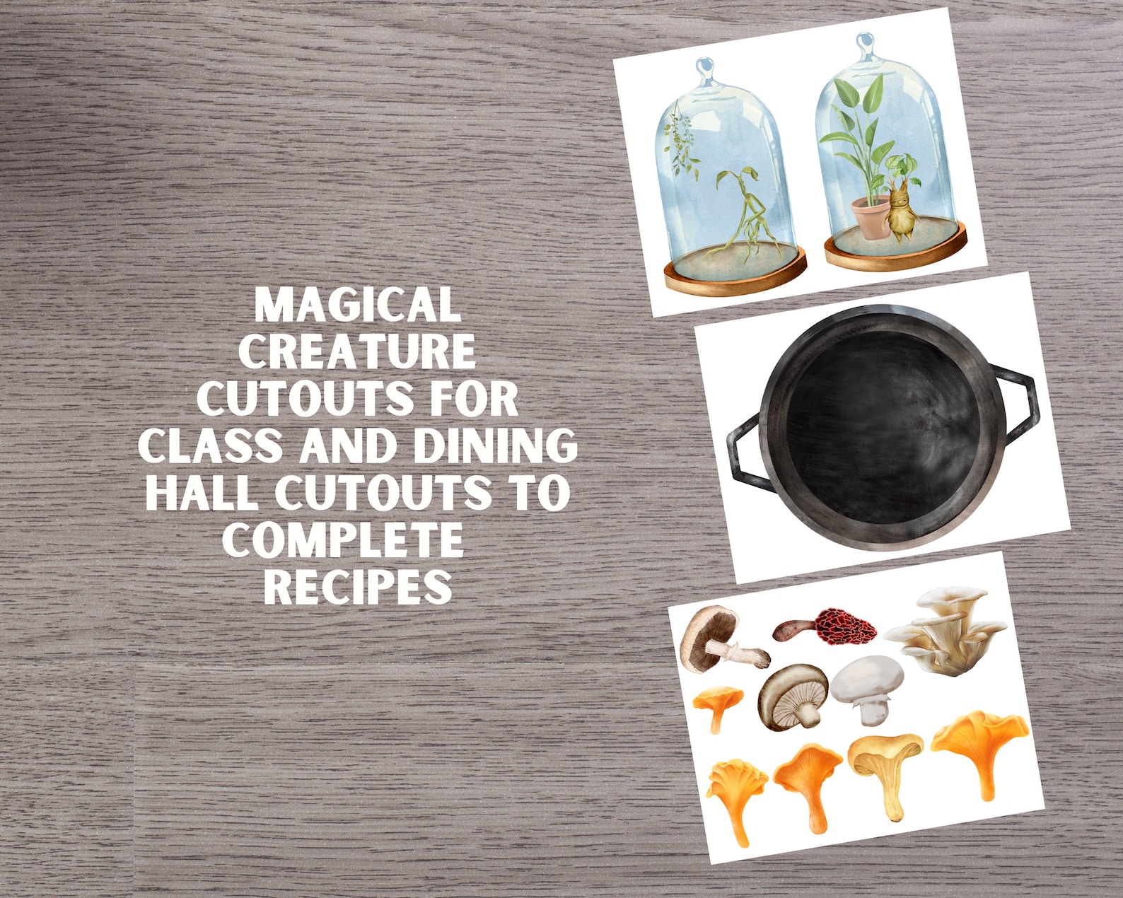 Magic School Dramatic Play Set: Printable Halloween Pretend Play (PDF ...