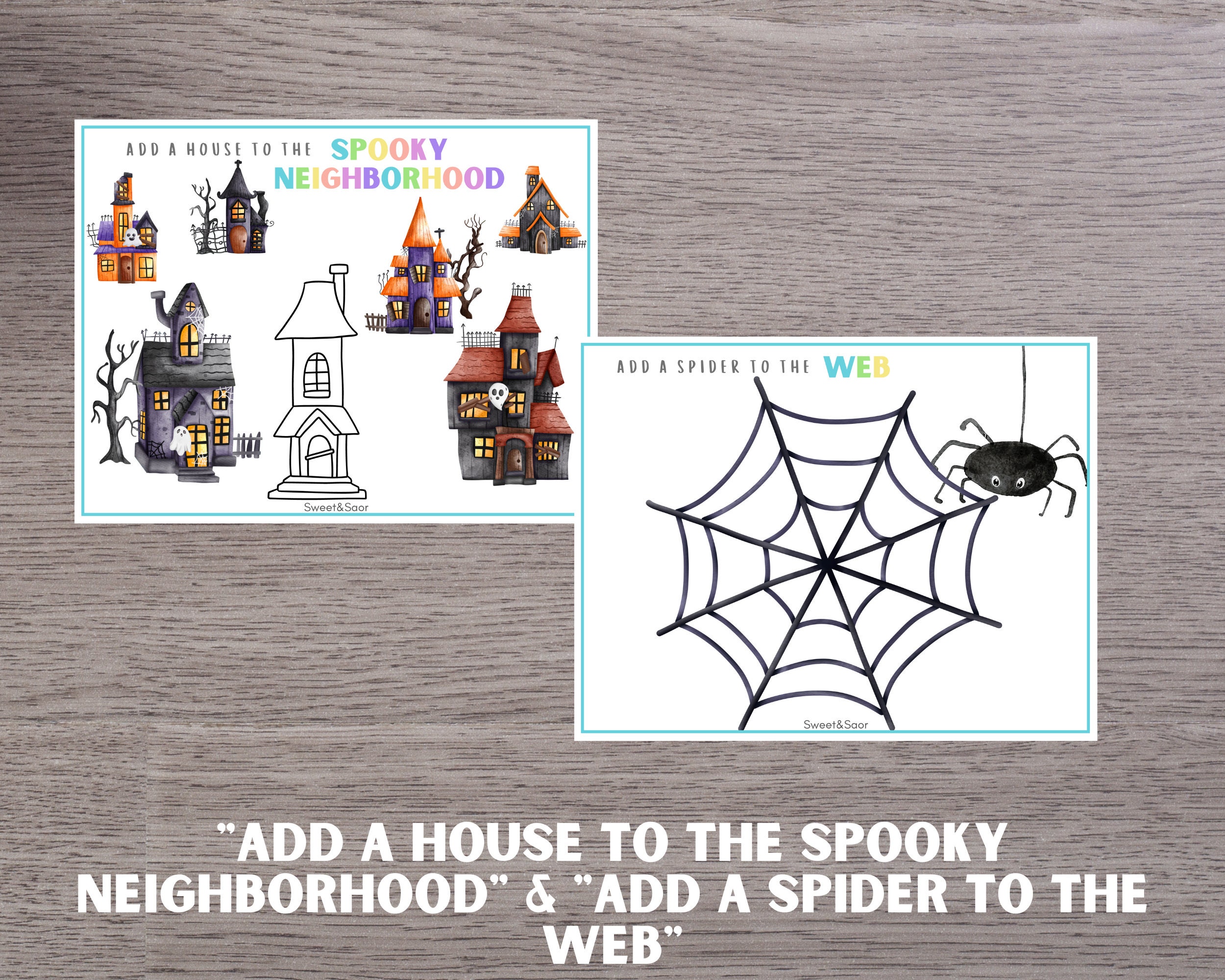 Halloween Play Dough Mats, Printable Fall Play Dough Mats, Halloween ...