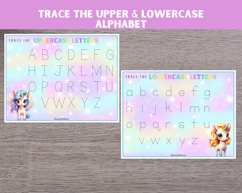 Unicorn Busy Book: Preschool Learning Activities (PDF Printable) - Etsy
