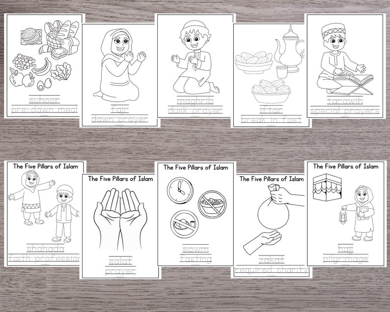 Ramadan Coloring Printable, Islamic Coloring Pages, Ramadan Activities ...