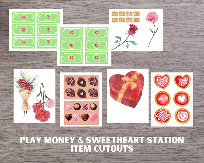 Valentine's Day Dramatic Play, Sweetheart Station Pretend Play ...