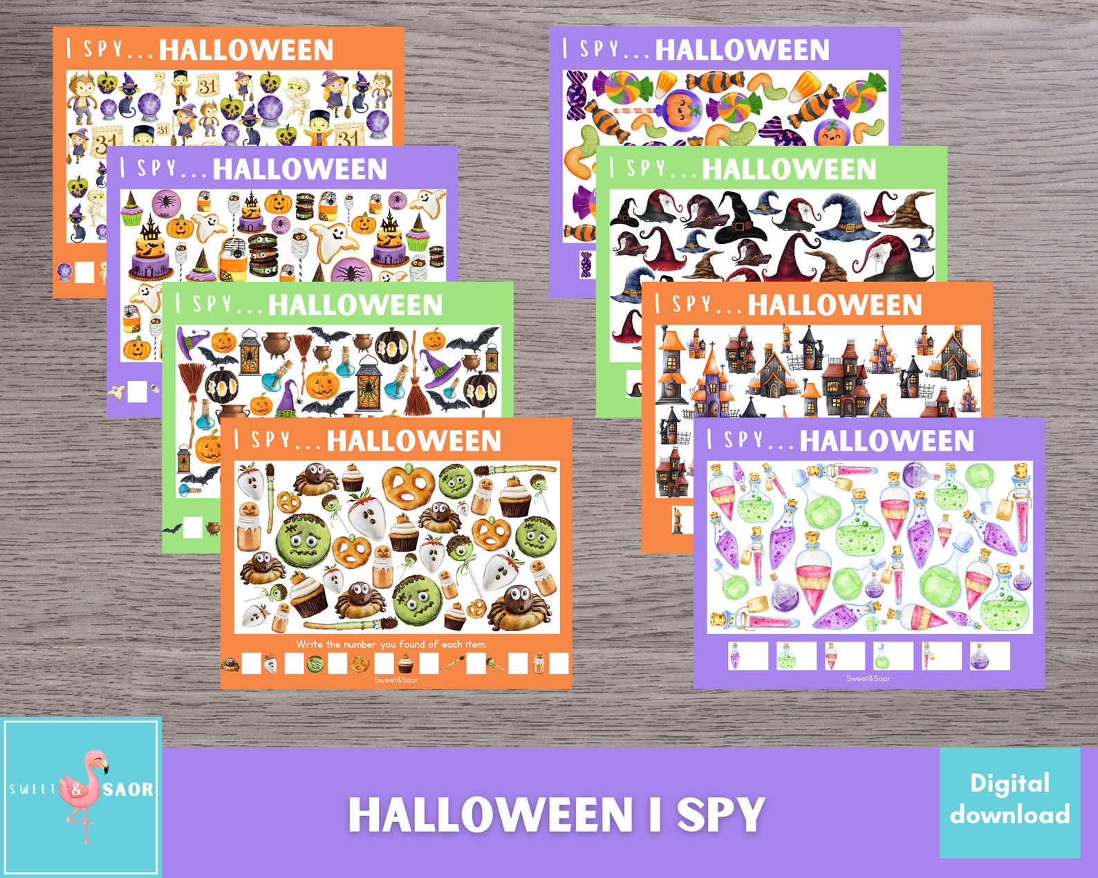Halloween I Spy, Preschool Printable, Preschool Game, Halloween ...