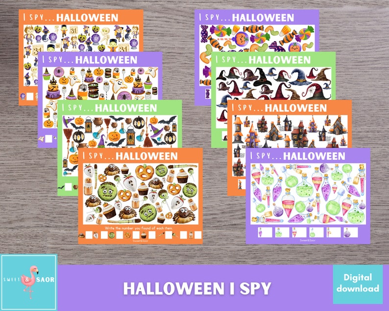 Halloween I Spy, Preschool Printable, Preschool Game, Halloween ...