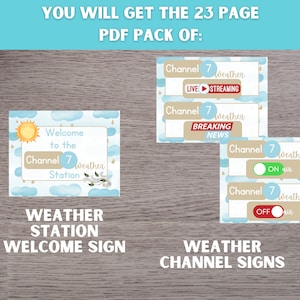 Weather Station Pretend Play, Weather Channel Dramatic Play, Classroom ...